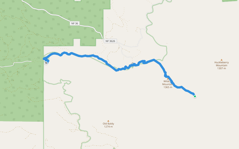 Douglas Trail #781 in Oregon | Walking Map