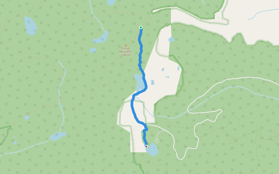 Shellrock Lake Trail #700 in Oregon | Walking Map