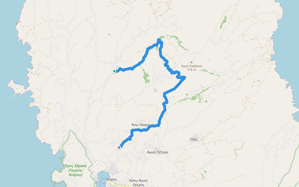 Andros Routes 14 Hiking Trail | Pacer