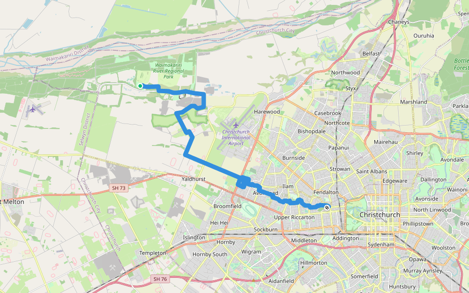 C360f Avonhead Gardens Hiking Trail - Christchurch, Canterbury | Pacer