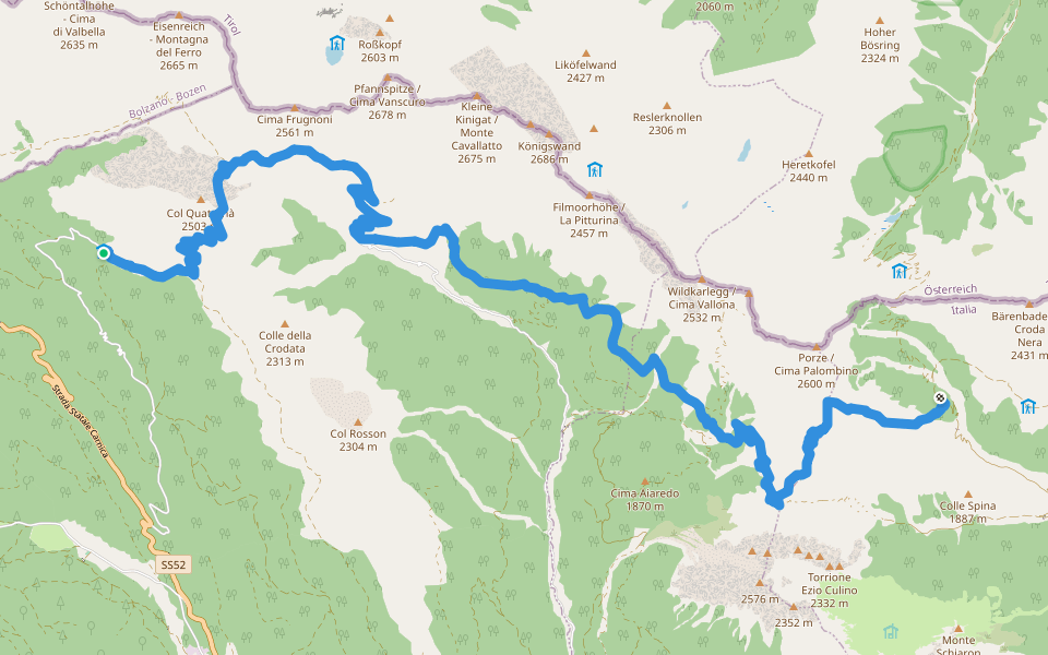 Italy Trail - Stage B08 | Walking Map