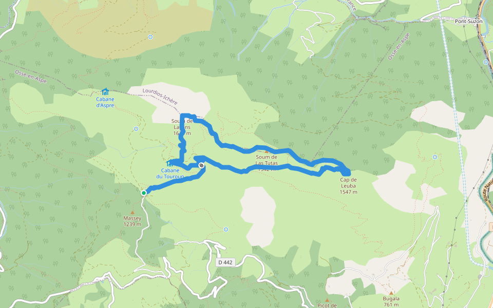 Huts and Crests of Layens asp38 Hiking Trail - Osse-en-Aspe, Nouvelle ...