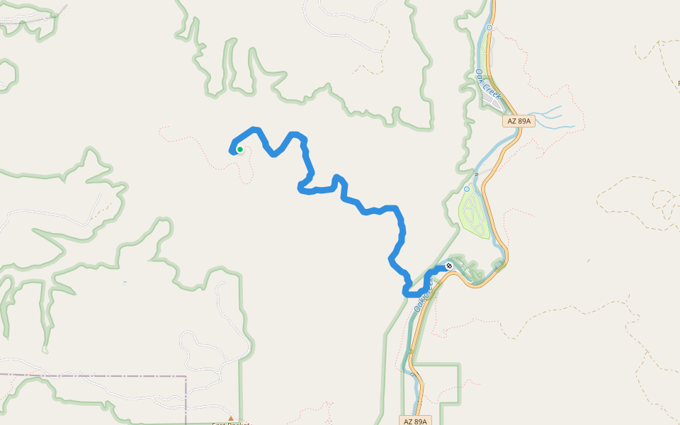 West Fork #108 Hiking Trail - Sedona, Arizona | Pacer