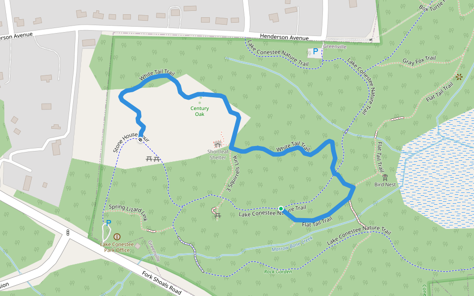 White Tail Trail in South Carolina | Walking Map
