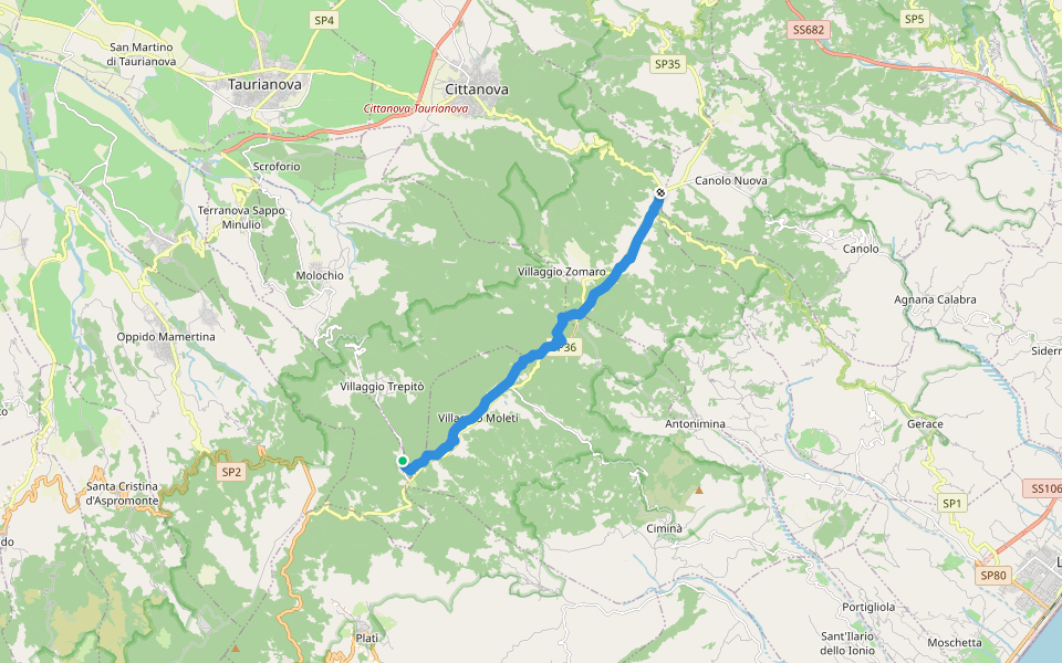 Italy Trail - Stage U06 | Walking Map