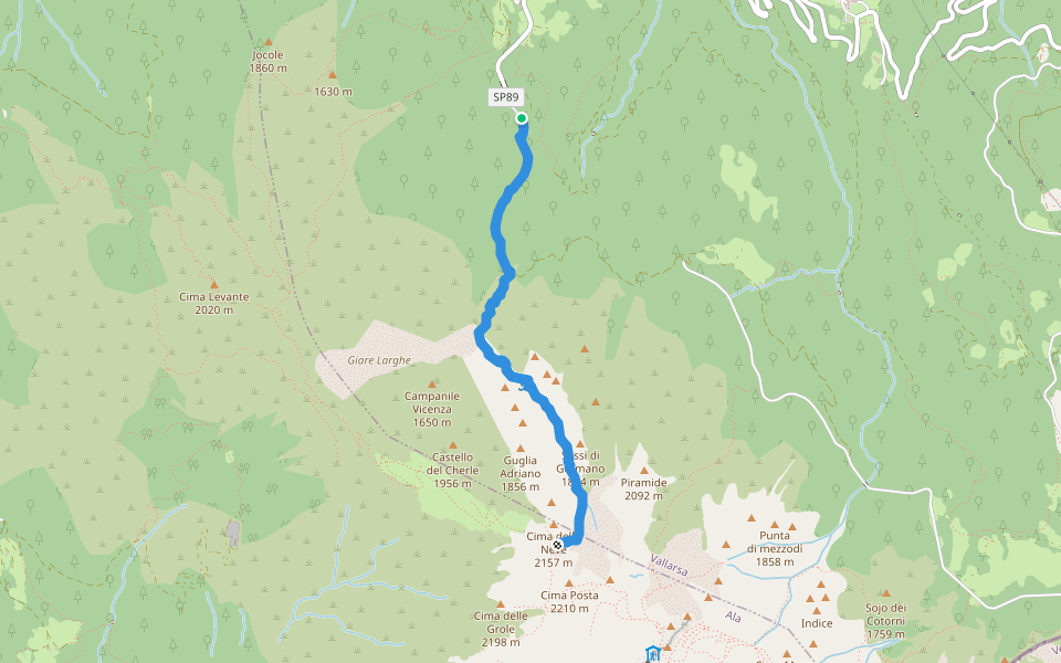 Path of the Valon dei cavai Hiking Trail - Trentino-Alto Adige | Pacer