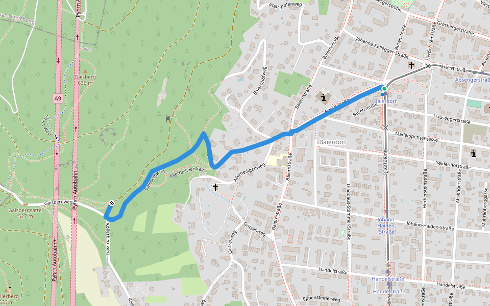 Trail 6a in Steiermark | Walking Map