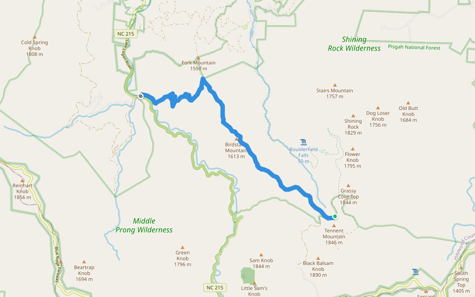 Fork Mountain Trail Hiking - Canton, North Carolina | Pacer