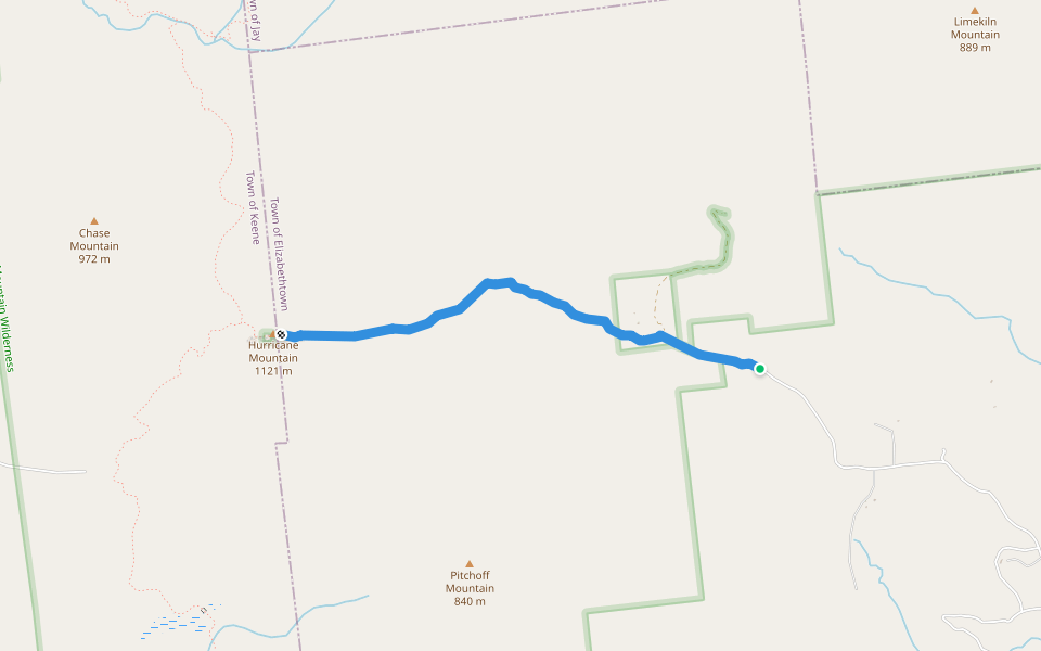 East Hurricane Trail in New York | Walking Map
