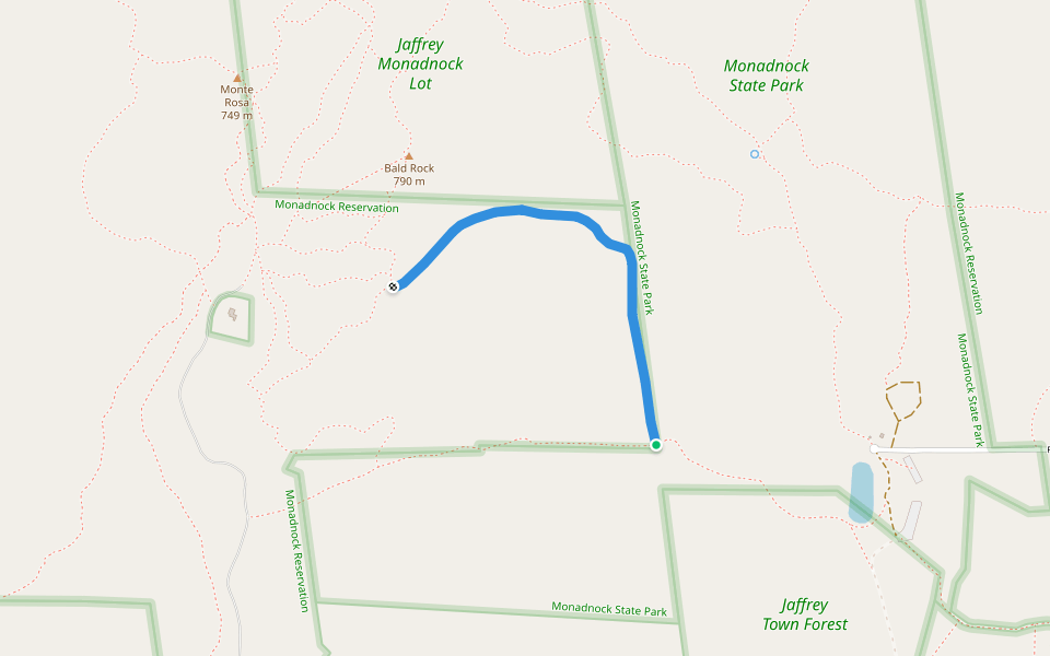 Lost Farm Trail in New Hampshire | Walking Map