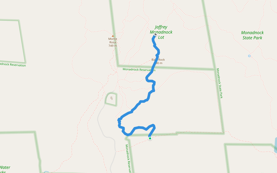 Cliff Walk Trail - Jaffrey, New Hampshire | Pacer