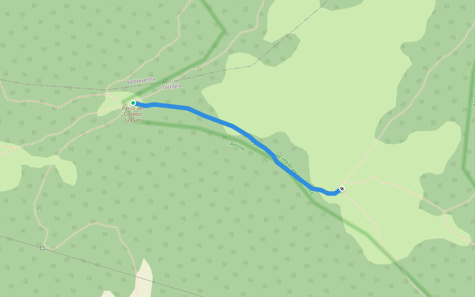 Cappelletta del Colletto – Passo del Colletto | Walking Map