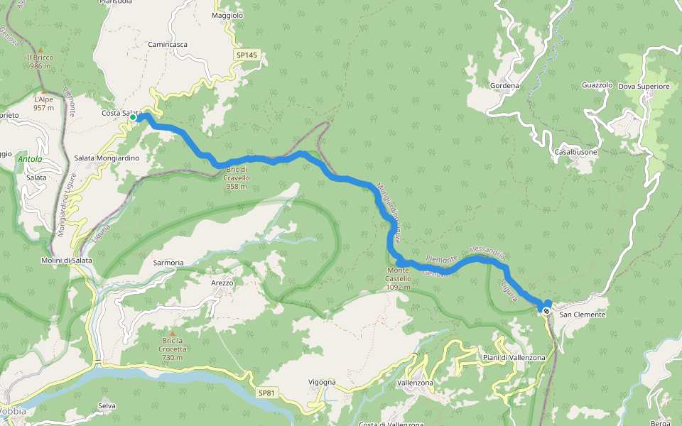 Passo di Salata - Chapel of San Fermo | Walking Map