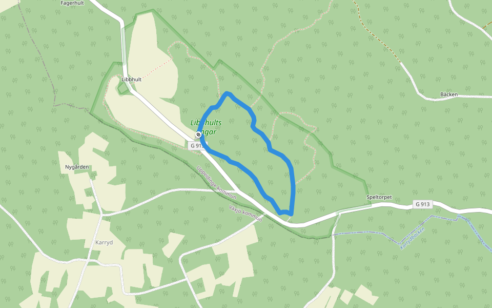 The meadow path Walking And Running Trail - Kronobergs län | Pacer