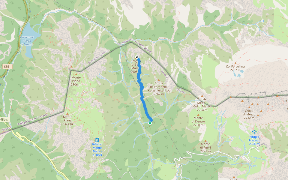 Silvano De Romedi | Walking Map