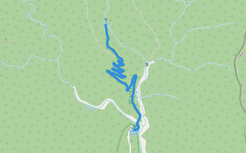 Peach Mountain Waterfall Trail | Walking Map