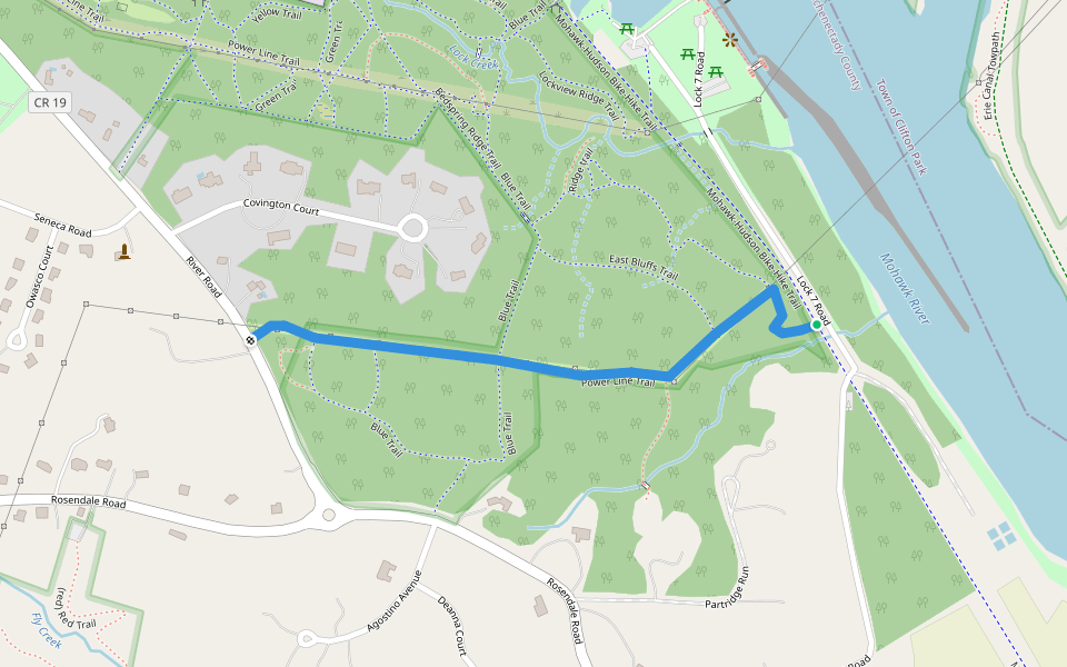 Power line trail Walking and Running - Schenectady, New York | Pacer