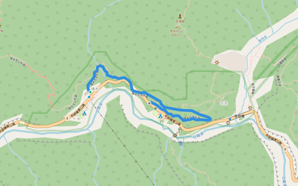 Green Water Confluence Trail | Walking Map