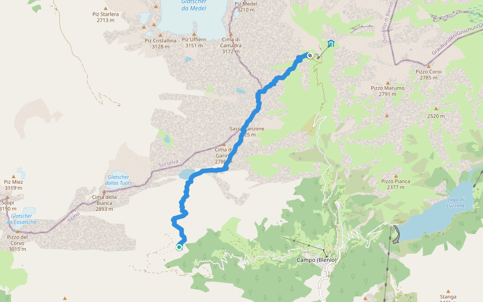 The path of the ibex in Ticino | Walking Map