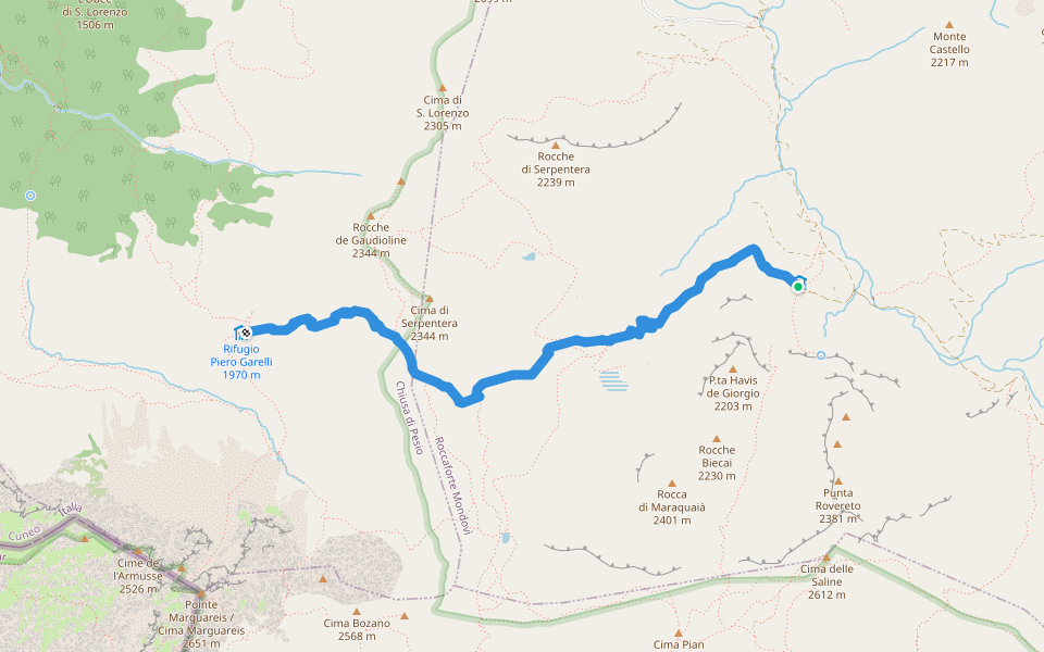 Italy Trail - Stage E04 | Walking Map