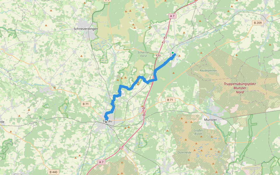 Heidschnuckenweg Section 6 Bispingen - Soltau Hiking Trail ...