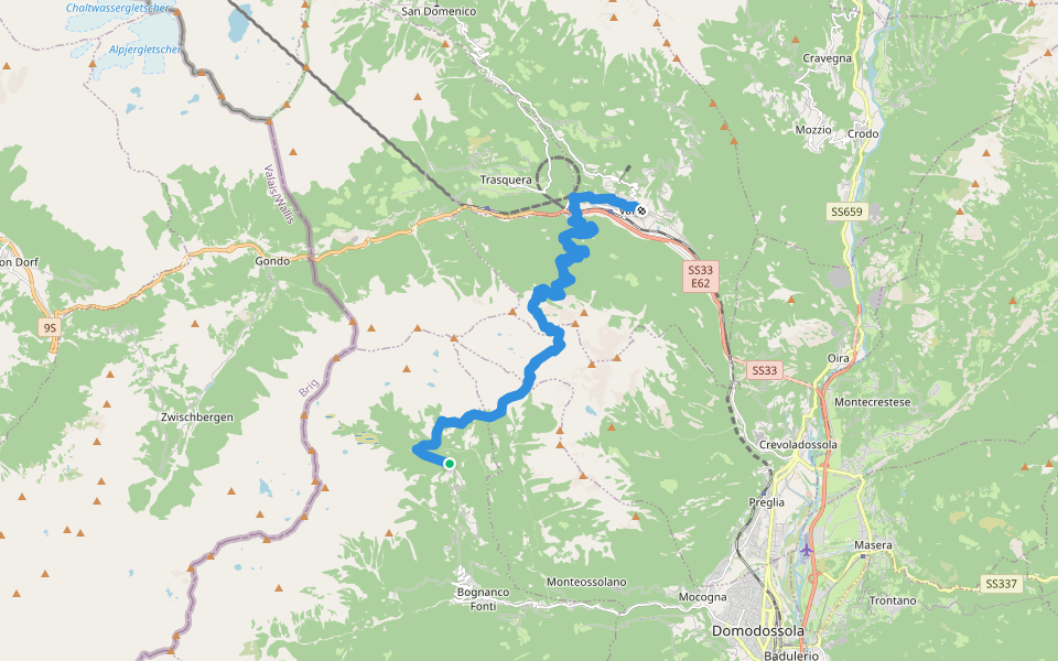 Italy Trail - Stage E58 | Walking Map