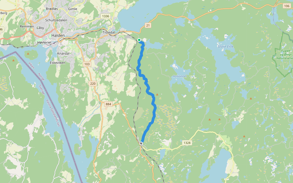 Olavsleden | Walking Map