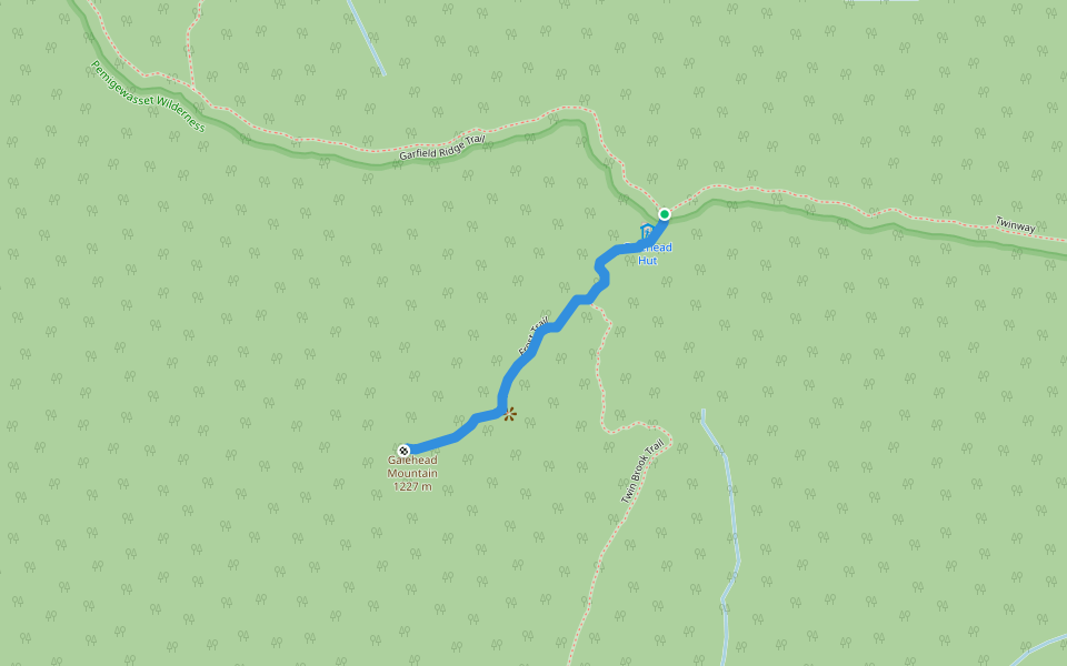 Frost Trail in New Hampshire | Walking Map