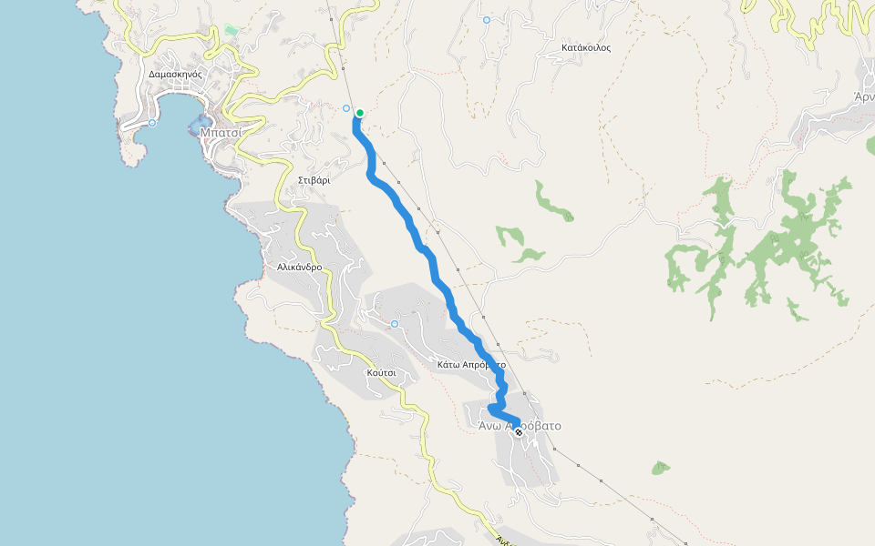 Andros Routes 11a | Walking Map