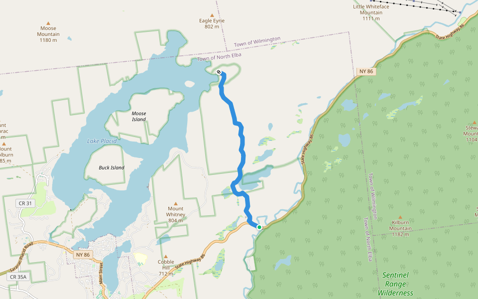 Connery Pond Trail in New York | Walking Map