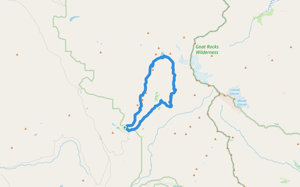 Goat Lake Loop Hiking Trail - Berry Patch, Washington | Pacer