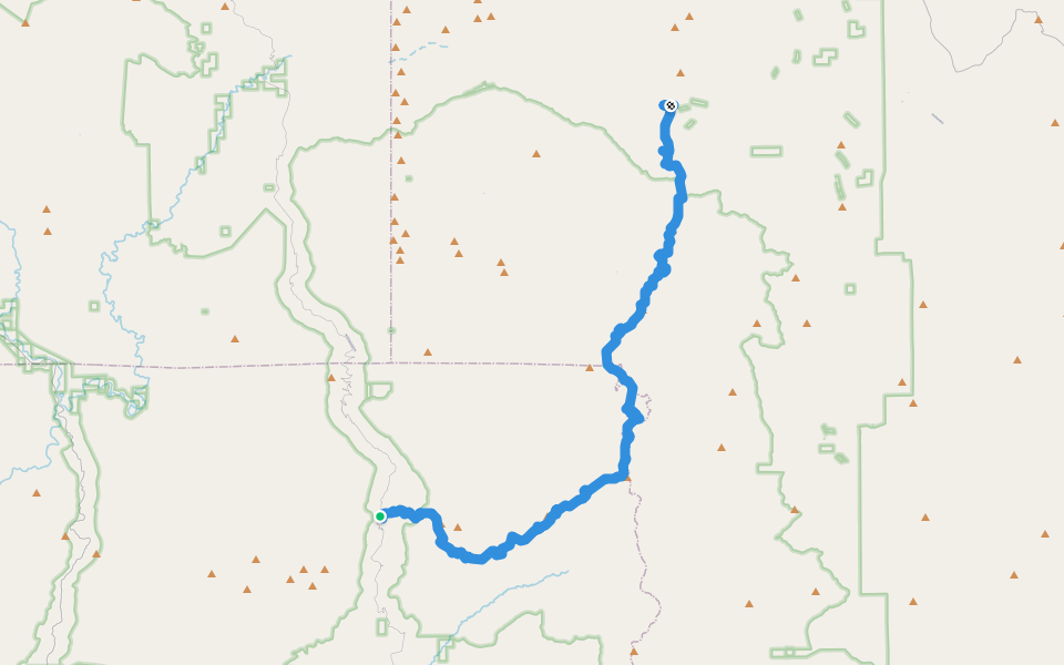 CDT jof in New Mexico | Walking Map