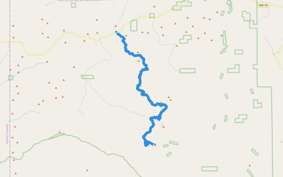 CDT joc in New Mexico | Walking Map