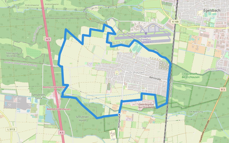 Erzhausen circular hiking trail - Hessen | Pacer