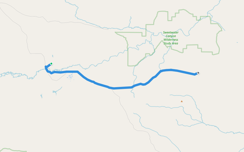 CDT hjg Hiking Trail - Lander, Wyoming | Pacer