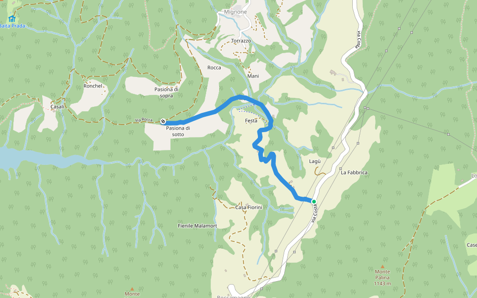 Lagu - Pasiana di Costa (Gargnano) | Walking Map