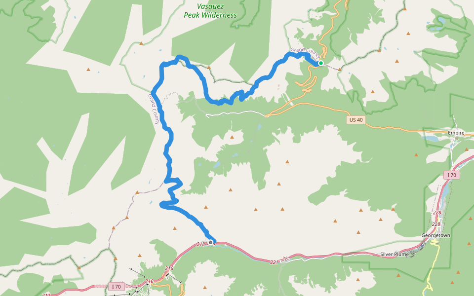 CDT iip Hiking Trail - Parshall, Colorado | Pacer