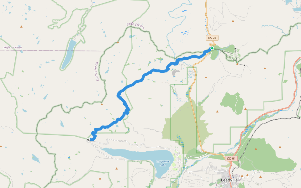 CDT ilk Hiking Trail - Leadville, Colorado | Pacer