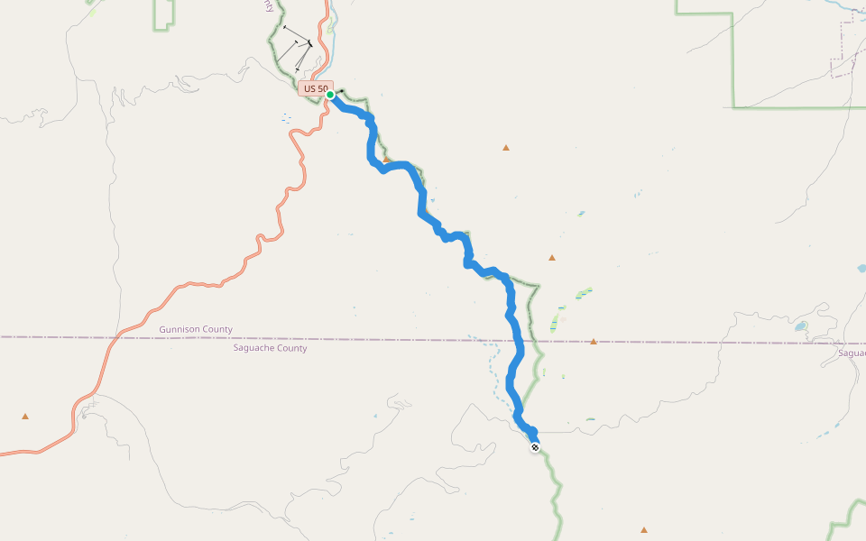 CDT irc in Colorado | Walking Map
