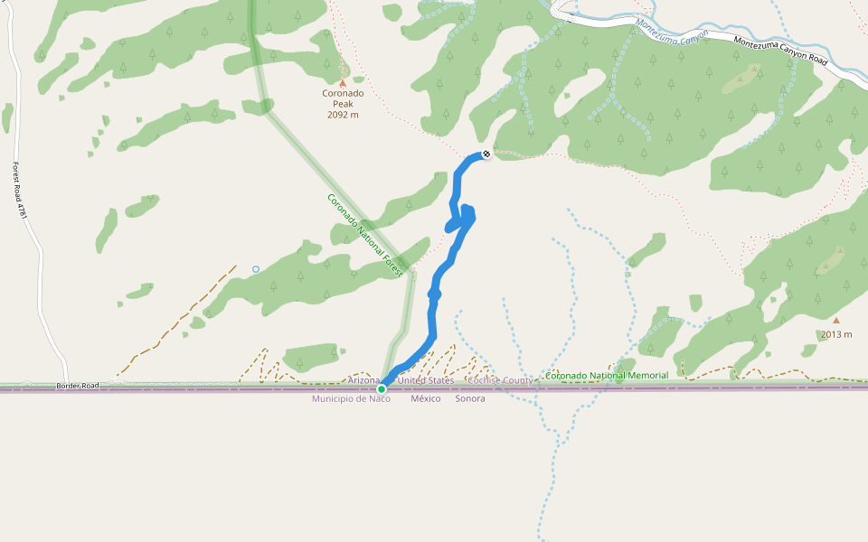 Yaqui Ridge Trail Hiking - Hereford, Arizona | Pacer