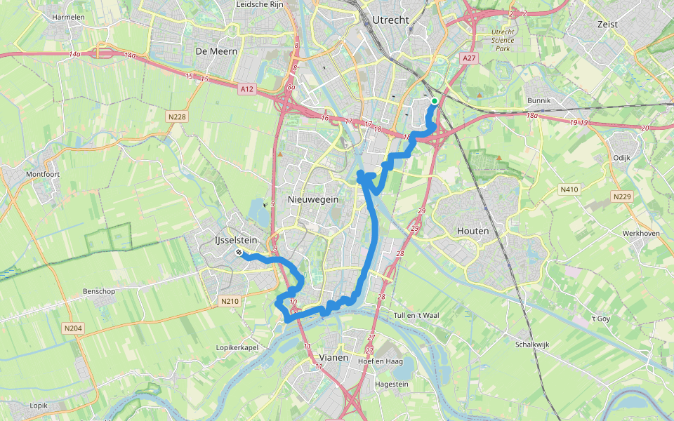 Rondom de Dom part 2 - Utrecht Lunetten NS - IJsselstein Walking And ...