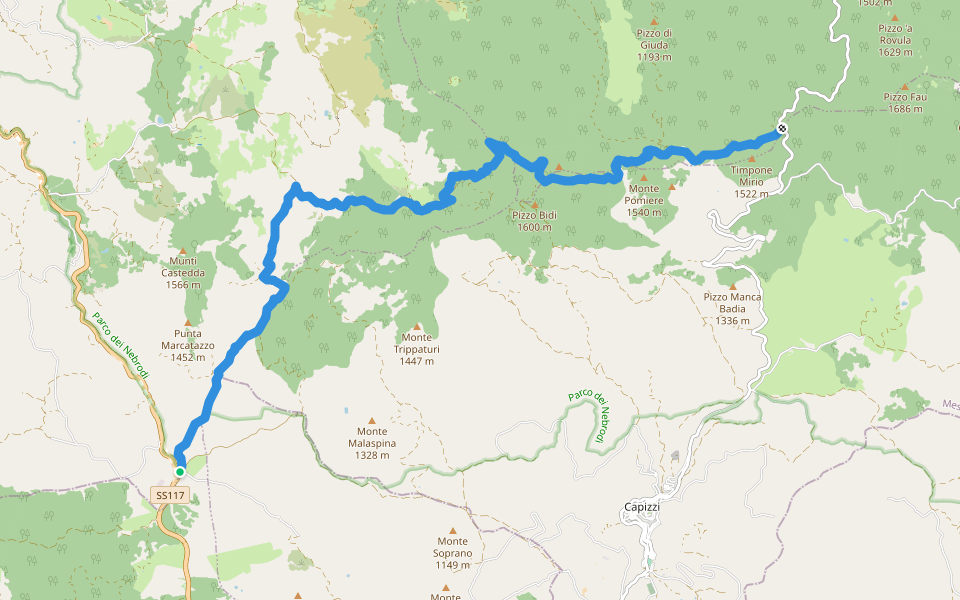 Italy Trail - Stage V19 | Walking Map