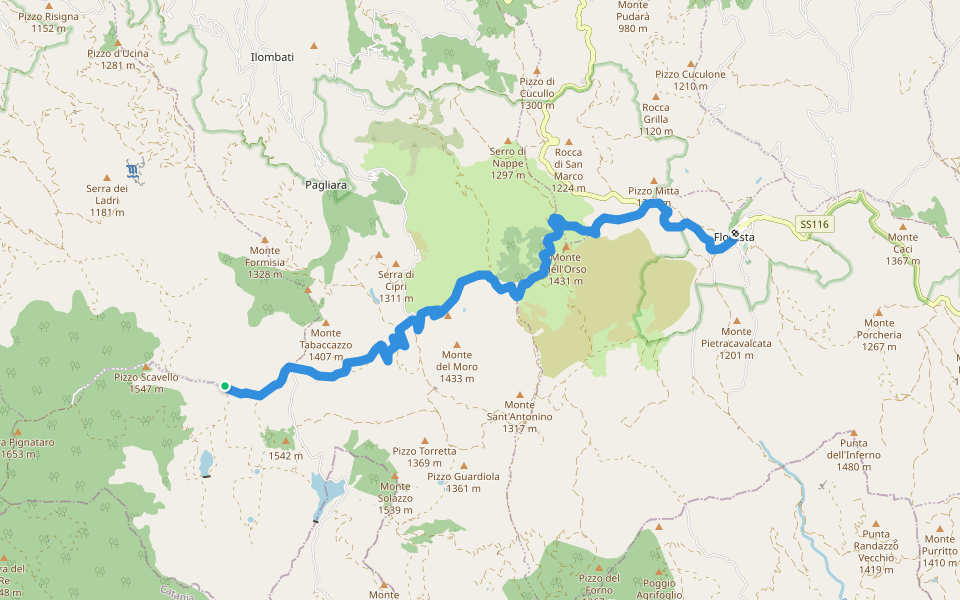 Italy Trail - Stage V22 Hiking - Sicilia | Pacer