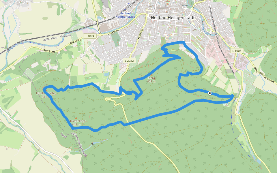 TOP hiking trail "Iberg Experience" in Thüringen | Walking Map