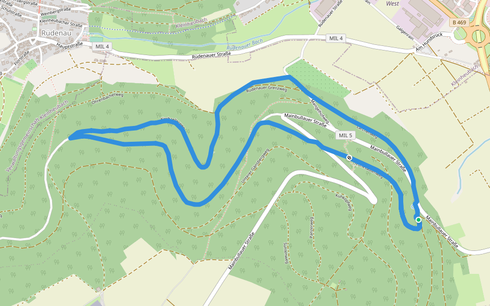 Circular hiking trail Miltenberg Springquelle 3: in Bayern | Walking Map