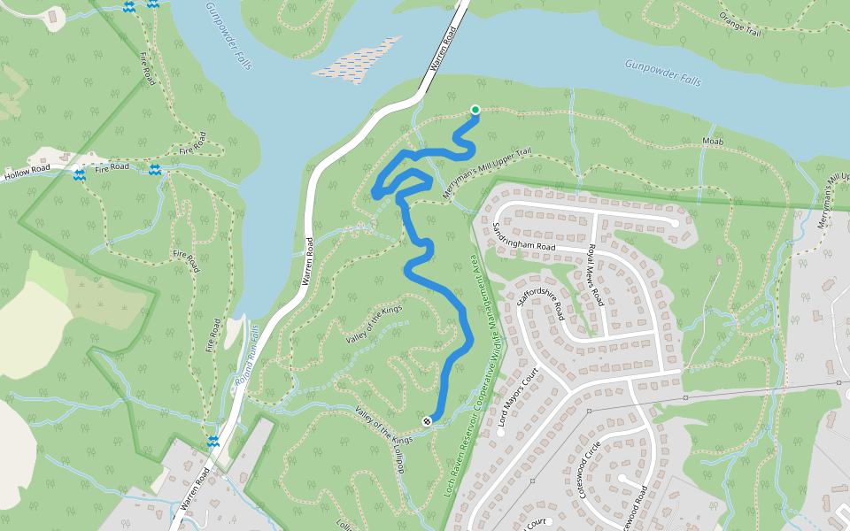High Line Connector in Maryland | Walking Map