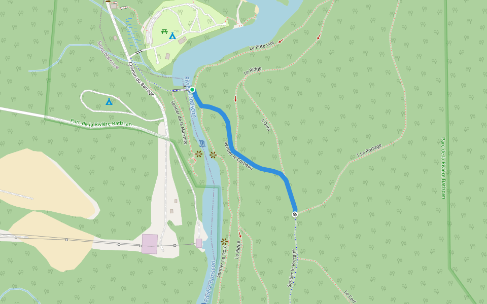 The Raven Trail in Québec | Walking Map