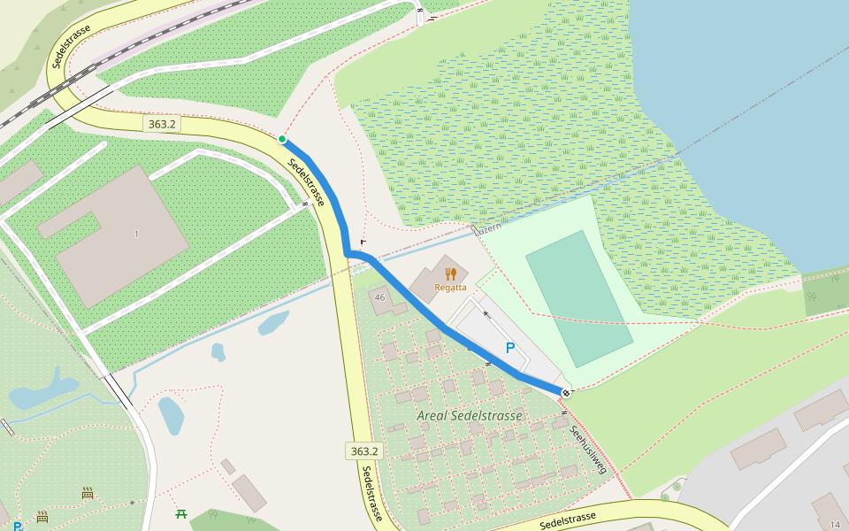 Rotsee West (Süd) - Rotsee West (Nord) Walking And Running Trail | Pacer