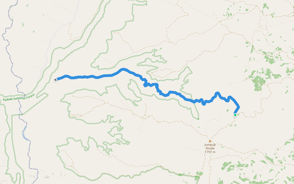 Slide Canyon Trail #58 | Walking Map
