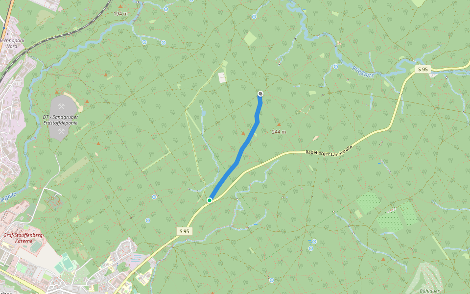 Dresden Heath, Semmelweg in Sachsen | Walking Map